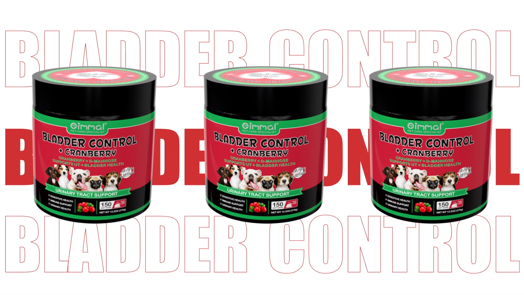 Oimmal Bladder Control + Cranberry for Dogs🐕🐕 · oimmal