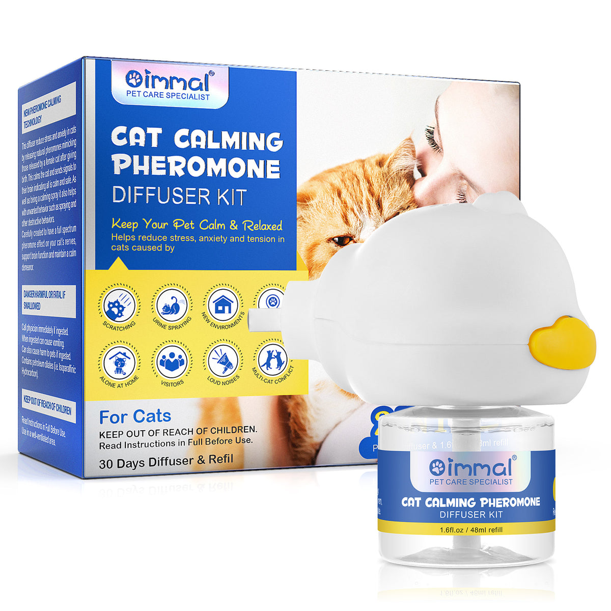 Oimmal Cat Calming Pheromone Diffuser Kit · oimmal