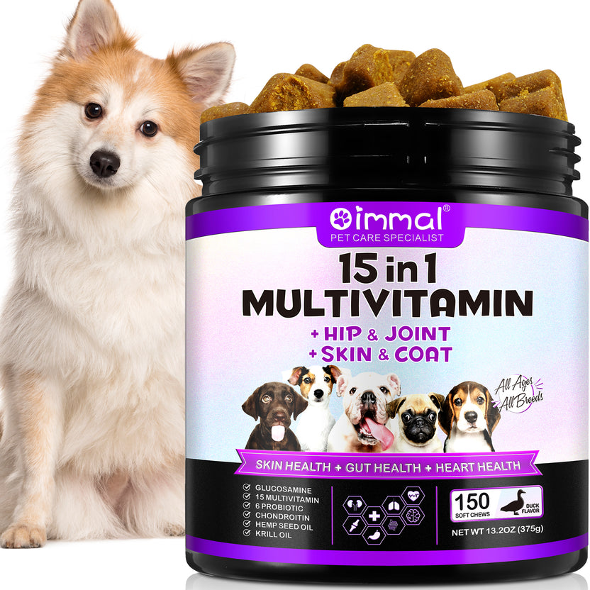 Oimmal 15in1 MULTIVITAMIN+HIP & JOINT+SKIN & COAT · oimmal