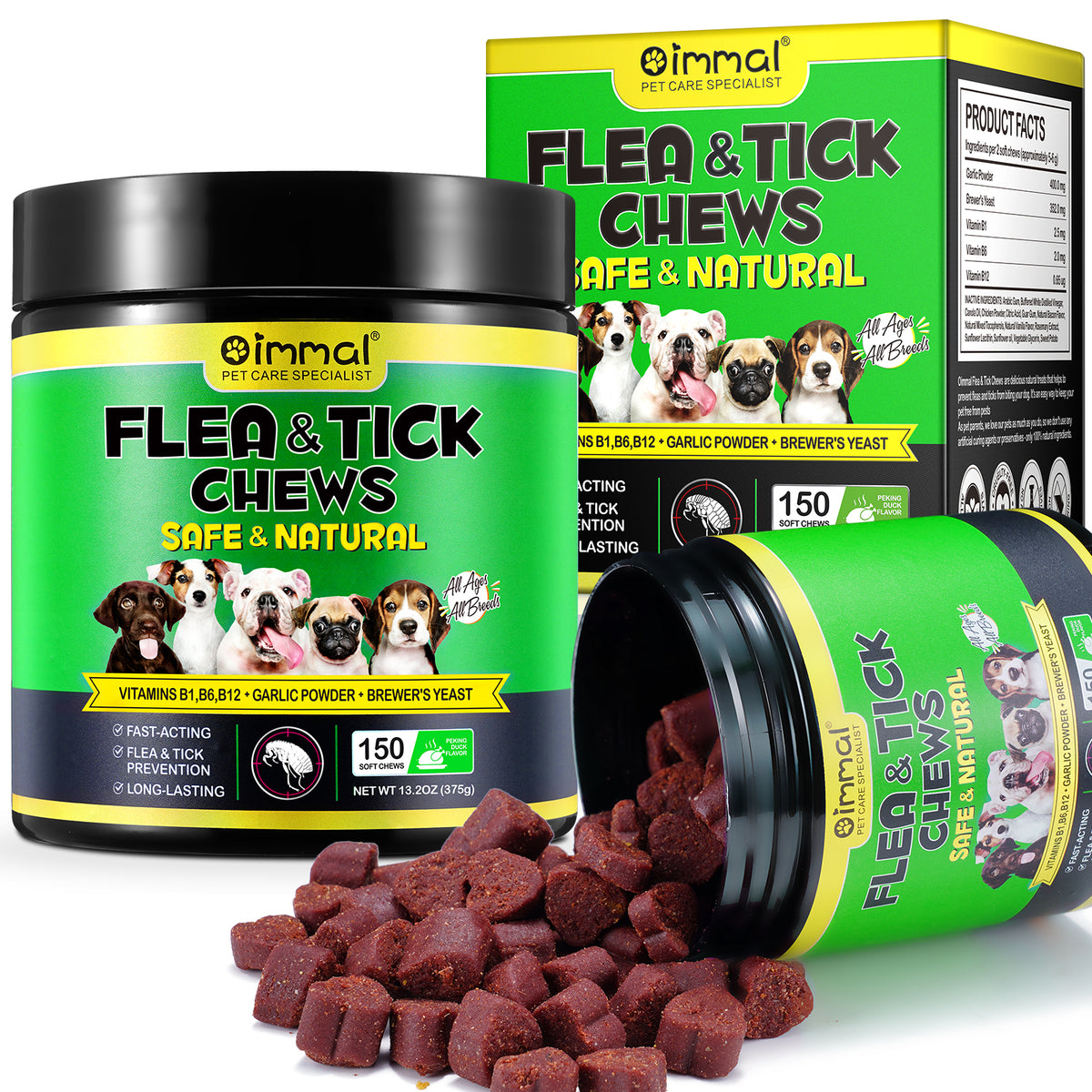 Oimmal Flea and Tick Chews for Dogs · oimmal